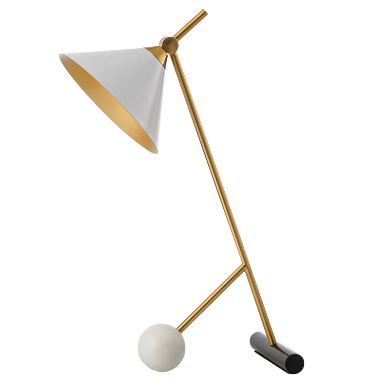 Marble Sphere Bedside Lamp - Elegant Single Simplicity Table Light wit ...