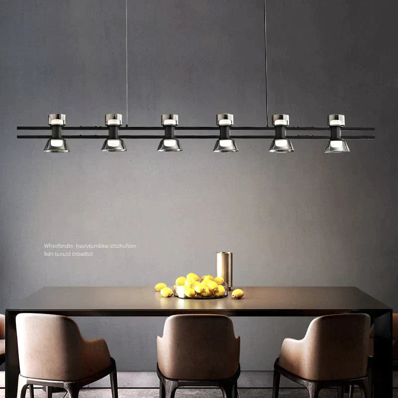 Nordic modern minimalist light luxury bar LED strip lamp kitchen islan ...